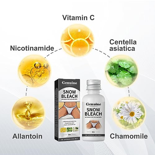 3 Bottles Of Snow Bleach Cream For Sark Spot Remover For Body, Intimate ...