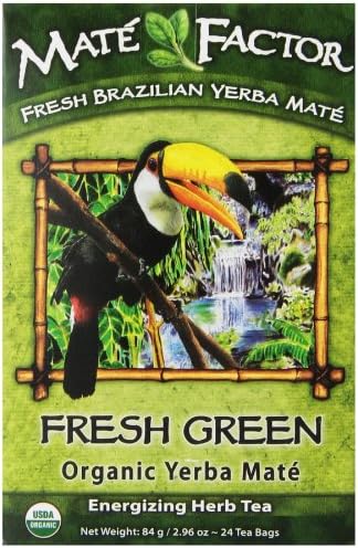 The Mate Factor Original Fresh Green Tea, 24 Bag (Pack of 1) price in ...
