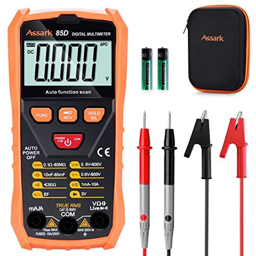Digital Multimeter Voltage Tester Assark 2000 Counts Multimeter Measure Ac Dc Voltage Dc