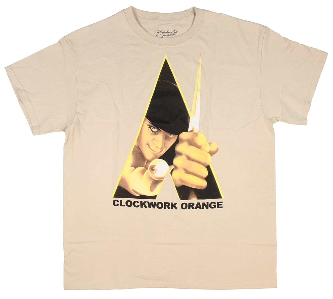 Buy Clockwork Orange Men's Crime Spree Film Poster Graphic Print T ...