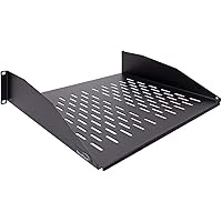 Amazon.com: JINGCHENGMEI 2U Vented Server Rack Shelf- Deep Adjustable ...