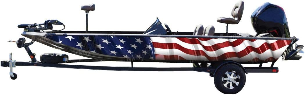 Amazon.com: American Flag Boat Wrap Kit 3M Premium Cast Vinyl Graphic ...