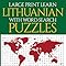 Large Print Learn Lithuanian with Word Search Puzzles: Learn Lithuanian ...