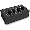 Behringer MicroAMP HA400 4-channel Headphone Amplifier (HA400d1) in ...