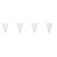 Amazon.com: White Pennant Banner - 100 feet - Hanging Party Decor ...