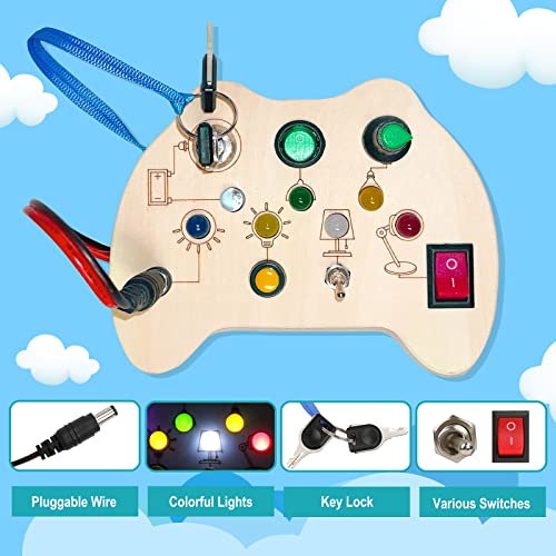 Smartwo Sensory Busy Board for Babies Montessori Activities Learning or ...