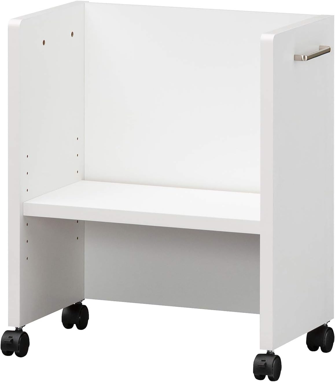 Amazon.co.jp : 白井産業(Shirai) サイドワゴン ホワイト 外寸: W49.5×D29.2×H59.2cm オフィスコ2 ラック キャスター 付き 袖机 収納 OF2 ...