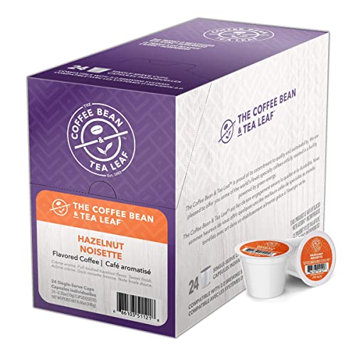 Coffee Bean and Tea Leaf Flavored Coffee Pods, Hazelnut Coffee, Single Serve Coffee for all ...
