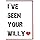 I've Seen Your Willy - Rude/Funny Card - Birthday - Valentines ...