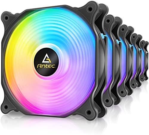 Antec RGB Fans, PC Fans, 120mm Fan, Case Fan 5 Packs, Case Fans 3-Pin ...