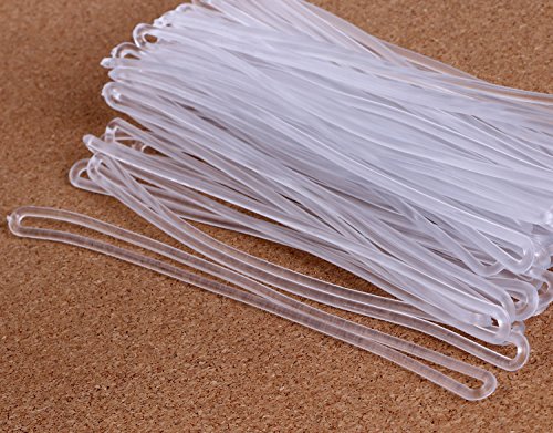 Mini Skater 6 Inch Premium Clear Plastic Travel Luggage Name Tag Loop ...