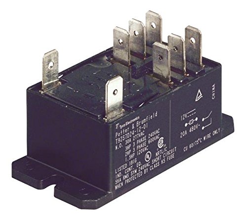 RELAY, PANEL, DPNO, 12V DC, 30A T92P7D22-12 By TE: Amazon.co.uk ...