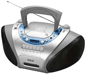 Amazon.com: RCA RCD110 Boombox (CD Player, AM/FM Radio, Cassette): Home ...