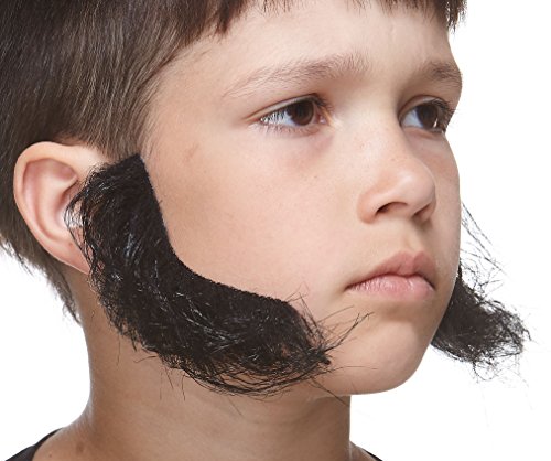 Mustaches Fake Sideburns, Self Adhesive, Novelty, Realistic, - Want It All
