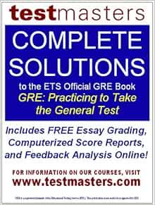 Complete Solutions to the ETS Official GRE Book "GRE: Practicing to ...