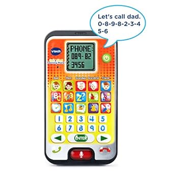 VTech Call & Chat Learning Phone, Orange - Epic Kids Toys