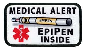Amazon.com: EPIPEN INSIDE Medical Alert Symbol 2.5 x 4.5 inch Rectangle ...