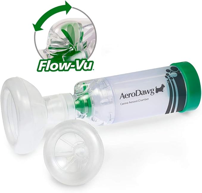 The Original AERODAWG* Canine Aerosol Chamber Inhaler Spacer for Dogs ...
