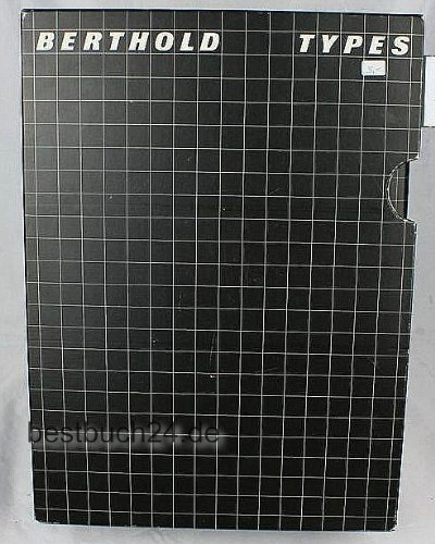 BERTHOLD TYPES. (TWO VOLUME SET IN SLIPCASE).: Berthold Berlin And ...