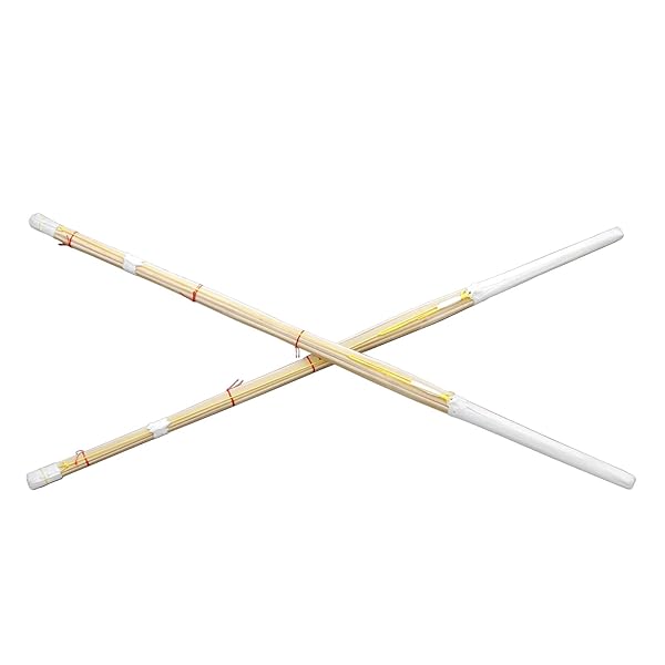 Set of 2 47" Kendo Shinai Bamboo Practice Training Samurai Sword Katana (Color: Natural, Tamaño ...