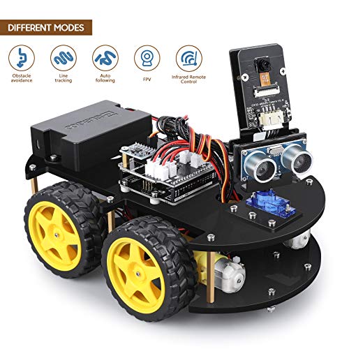 ELEGOO UNO R3 Project Smart Robot Car Kit V4.0 with UNO R3, Line ...