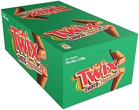 سعر TWIX Twin Chocolate Hazelnut 50gx24pcs فى السعودية | بواسطة امازون السعودية | سوبر ماركت كان ...