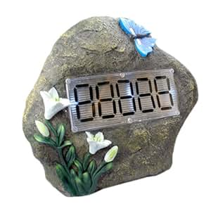 Amazon.com : Solar Powered House Address Number Solar Rock (Large ...
