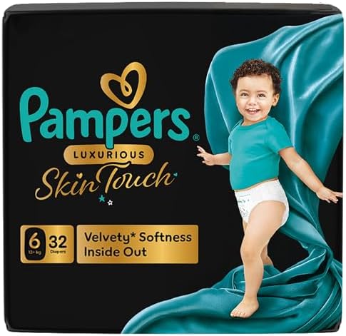 Pampers Luxurious Skin Touch – Premium Diapers with Luxurious Velvety ...