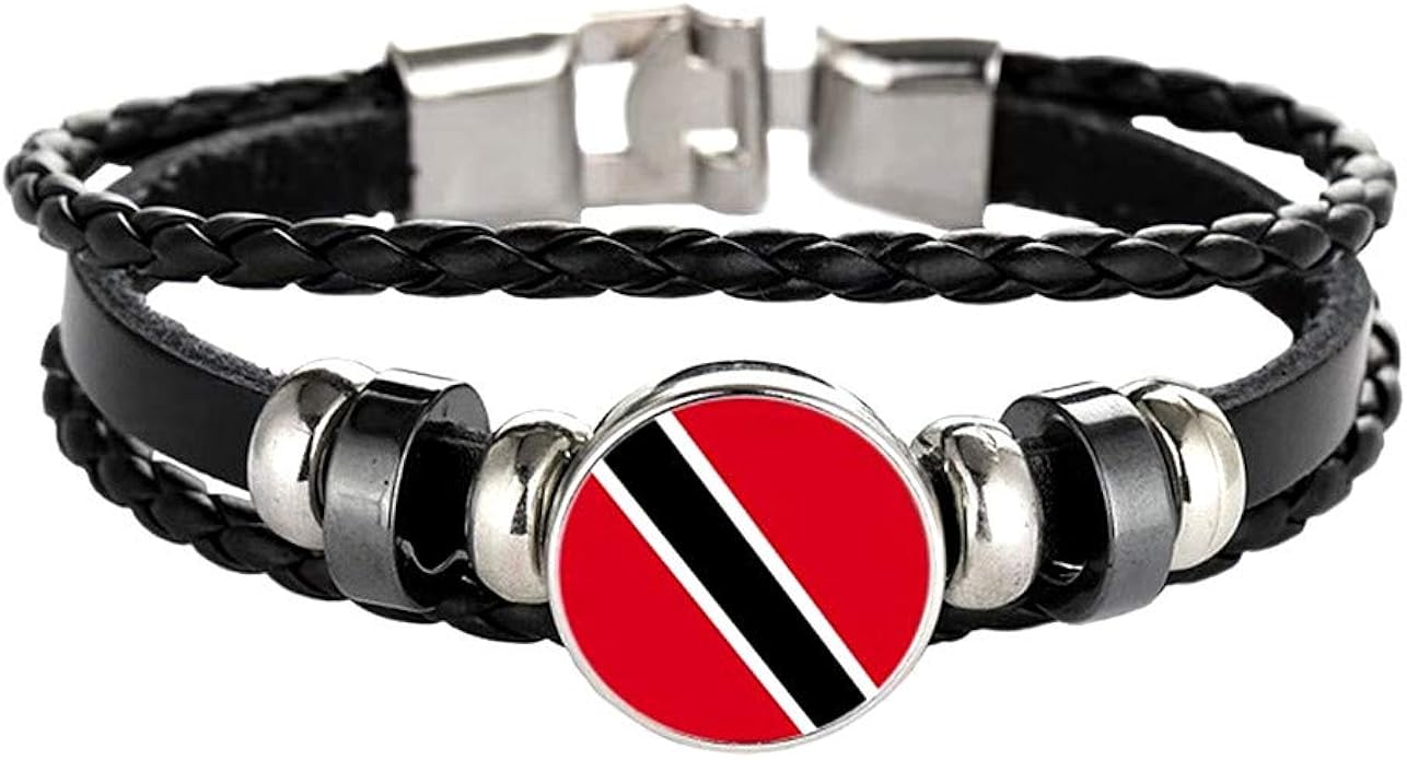 Amazon.com: Flag Style Trinidad and Tobago Handmade Bracelet Travel ...