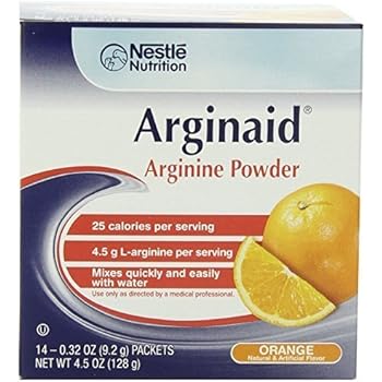 Amazon.com : Arginine Supplement Arginaid Orange 9.2 Gram Individual ...