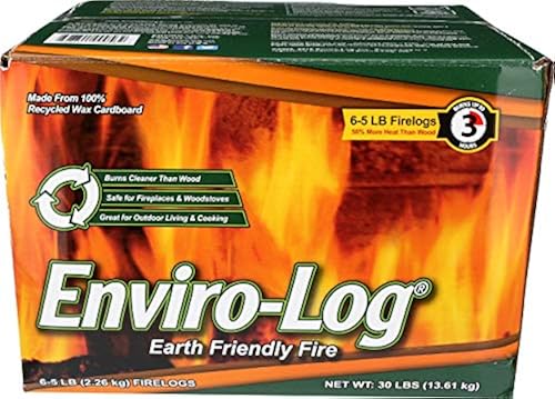 Enviro-Log, Fire Log Case, 80 Ounce, 6 Pack in Kuwait | Whizz Home Décor