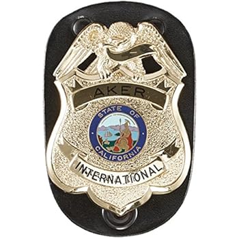 Amazon.com : Perfect Fit FBI Belt Clip Badge Holder with Pocket and ...