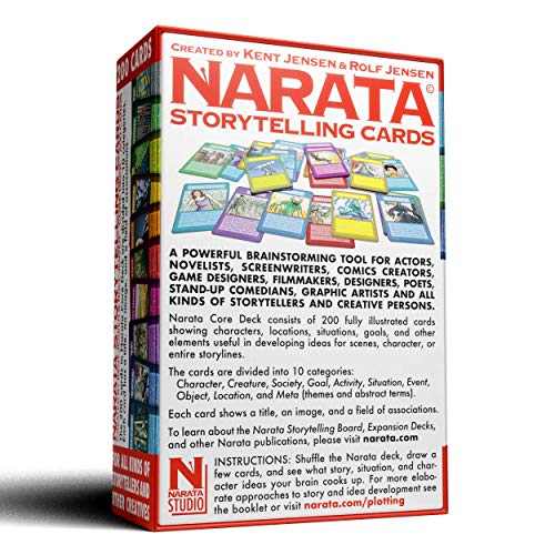 Narata Storytelling Cards - 200 Illustrated Cards - Plot Novels Movies ...