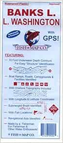 Banks Lake/Lake Washington, WA Fishing: Fish-n-Map Company ...