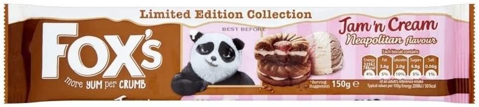 Fox's Jam n' Cream (150g) - Pack of 2: Amazon.ca: Grocery
