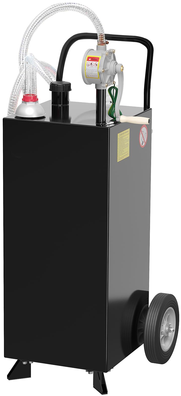 30 Gallon Fuel Caddy,Fuel Storage Tank with Manual Transfer Pump ...