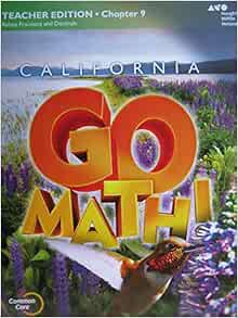 California Go Math! Common Core Grade 4 Teacher Edition Chapter 9: Houghton Mifflin Harcourt ...