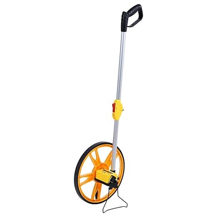 Measuring Wheel, High Precision 0-9999.9M Wheel diameter 32cm Folding ...