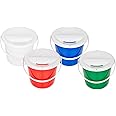 Amazon.com: Plastic coin collection Bucket with removable lid and ...