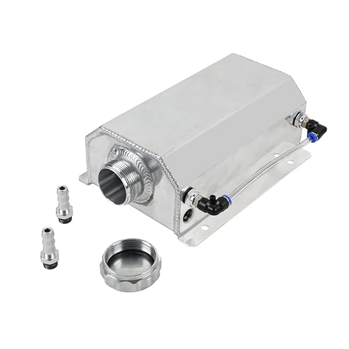 Coolant Overflow Tank Aluminum 2L Radiator Overflow Tank, Universal Car ...