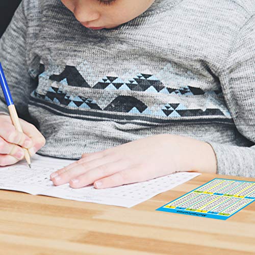 Wisdompro 40 Pack Multiplication Chart Stickers for Kids, Elementary ...