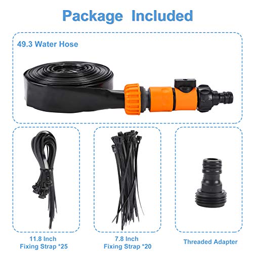 Lamly Zone 49.2Ft Trampoline Sprinkler Outdoor Trampoline Spray Water ...