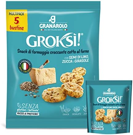 Groksì! Snack di formaggio croccante cotto al forno con Semi di Lino ...