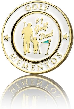 Amazon.com : Golf Ball Marker Coin - #1 Golf Dad : Sports & Outdoors