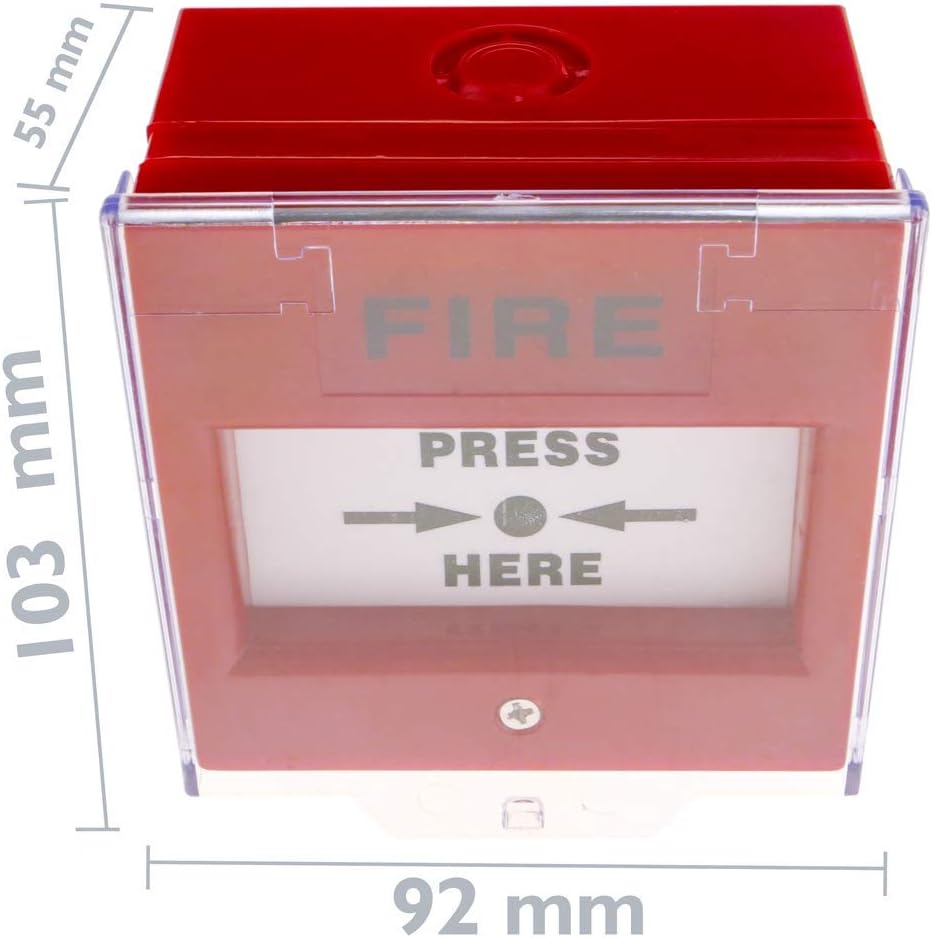 BeMatik – Emergency manual push button for fire alarms with cover ...