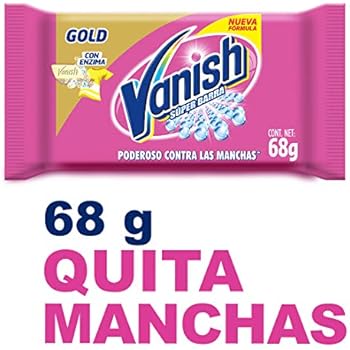 Vanish Jabón Quitamanchas en Barra, color Rosa, 68 g,: Amazon.com.mx ...