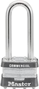Master Lock 1KALJ Outdoor Padlock with Key, 1 Pack - Padlocks - Amazon.com