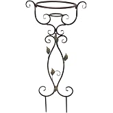 Tickcacy Gazing Globe Stand Metal Gazing Ball Holder With
