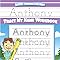 Letter Tracing for Kids Anthony Trace my Name Workbook: Tracing Books ...
