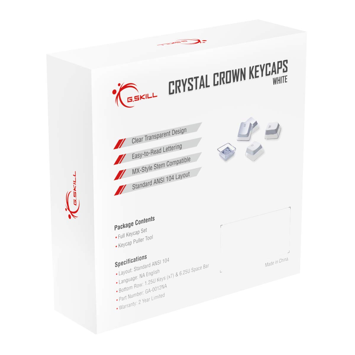 Mua G.SKILL Crystal Crown Keycaps - Keycap Set with Transparent Layer ...